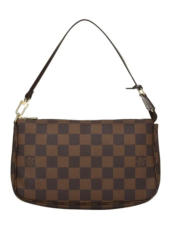 LOUIS VUITTON Damier Ebene Pochette Accessoires - Brown