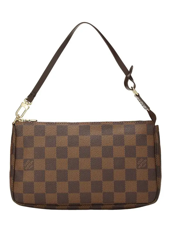 LOUIS VUITTON Damier Ebene Pochette Accessoires - Brown
