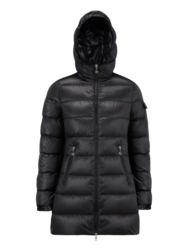 Moncler Glements Mid-length Down Jacket - Black