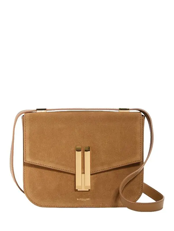 DEMELLIER Vancouver Leather Crossbody Bag - Caramel