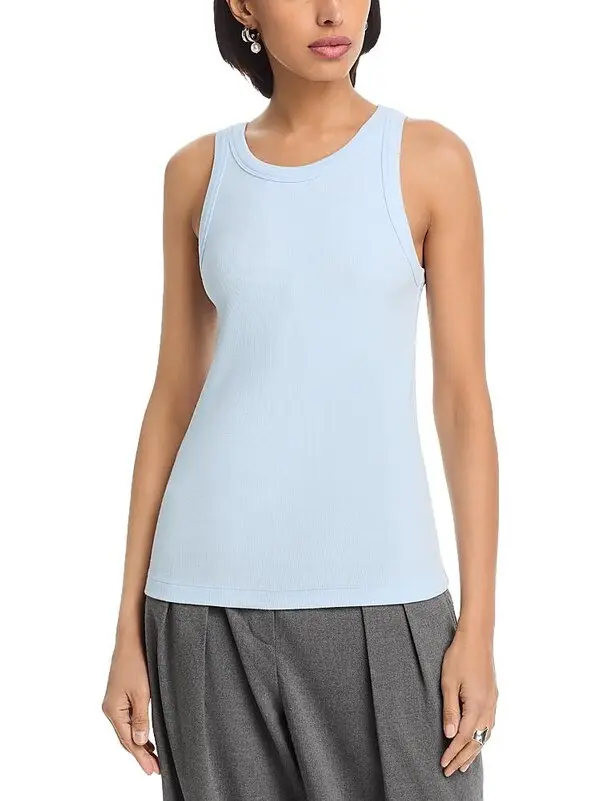 Velvet By Graham & Spencer Cruz Racerback Tank Top - Ice Blue