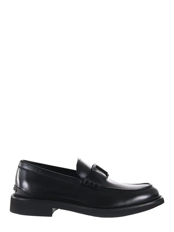 TOD'S Leather Loafers - Black