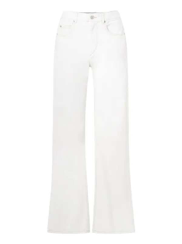 Isabel Marant Belvira High-rise Flared Jeans - White
