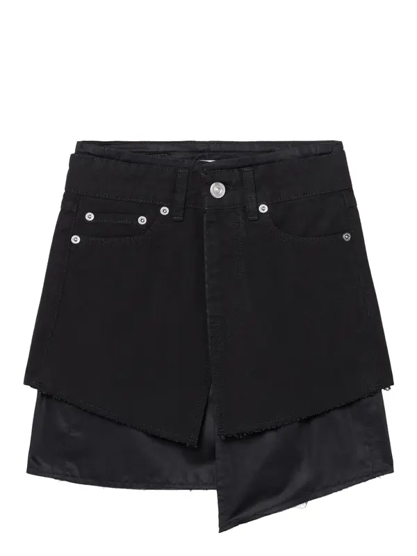 Our Legacy Layered Mini Skirt - Black