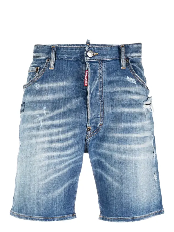 Dsquared2 Denim Shorts - Blue