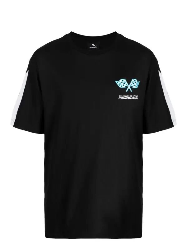 MAUNA KEA Racing Team Cotton T-shirt - Black