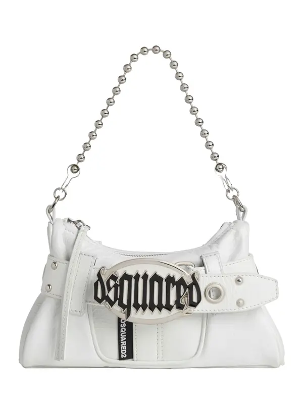 Dsquared2 Gothic Belt Clutch - White