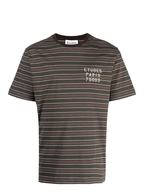 ÉTUDES STUDIO Striped Cotton T-shirt - Multicolour