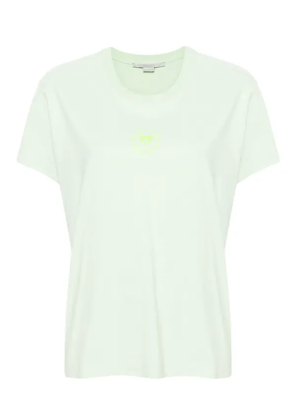 Stella McCartney Lovestruck Logo T-shirt - Green