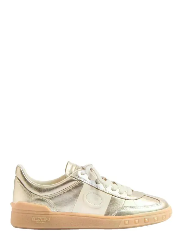 Valentino Garavani Upvillage Leather Sneakers - Gold