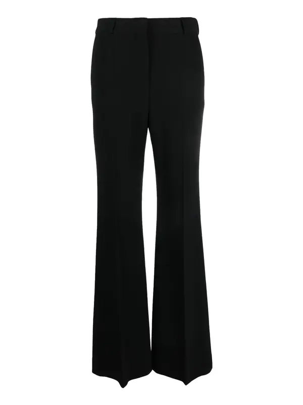 TOTEME Wide-leg Crepe Trousers - Black