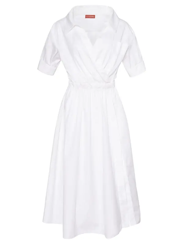 Altuzarra Lydia V-neck Dress - White