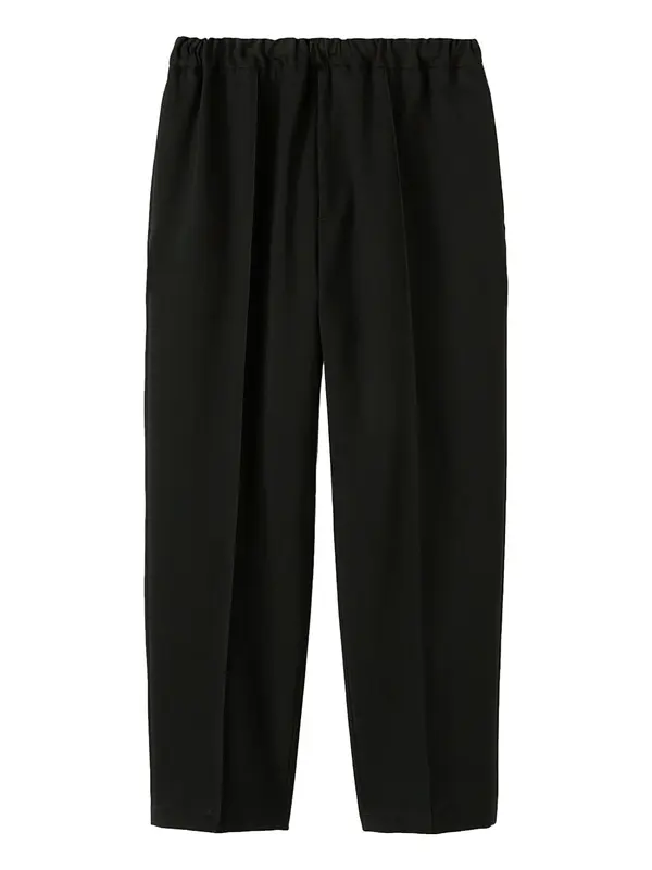 JIL SANDER Elasticated-waistband Trousers - Black