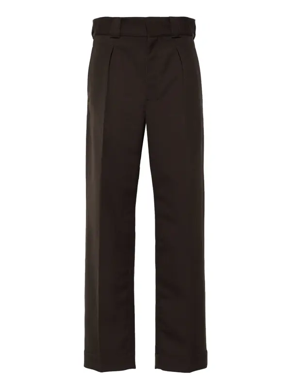LEMAIRE Straight-leg Tailored Trousers - Brown