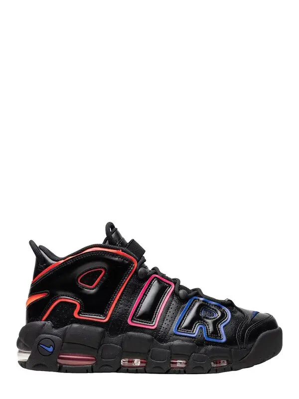 Nike Air More Uptempo Electric Sneakers - Black