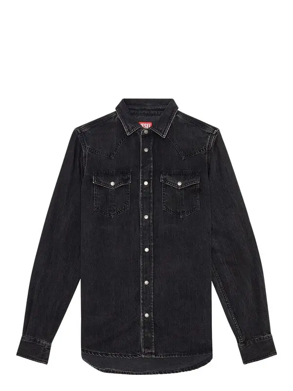 DIESEL® D-vega Denim Shirt - Black