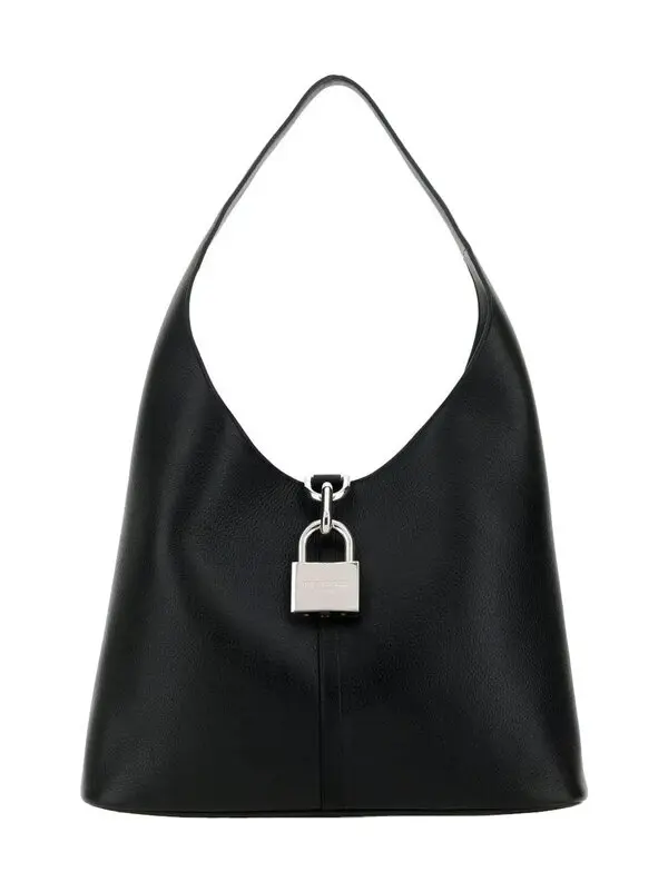 Balenciaga Medium Locker Shoulder Bag - Black