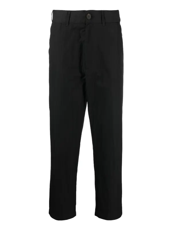 Studio Nicholson Bill High-waist Tapered Trousers - Black