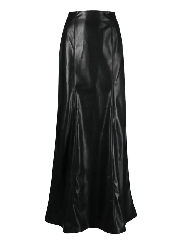Nanushka Carlotta Faux-leather Maxi Skirt - Black