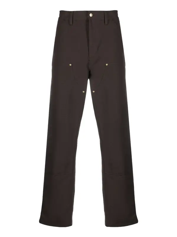 Carhartt Work In Progress Double Knee Straight-leg Trousers - Brown