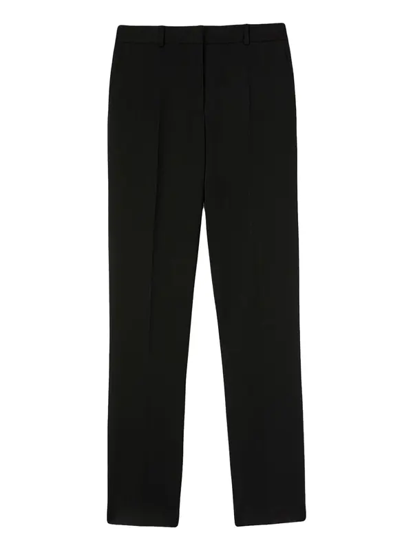 JIL SANDER High-waist Straight-leg Trousers - Black