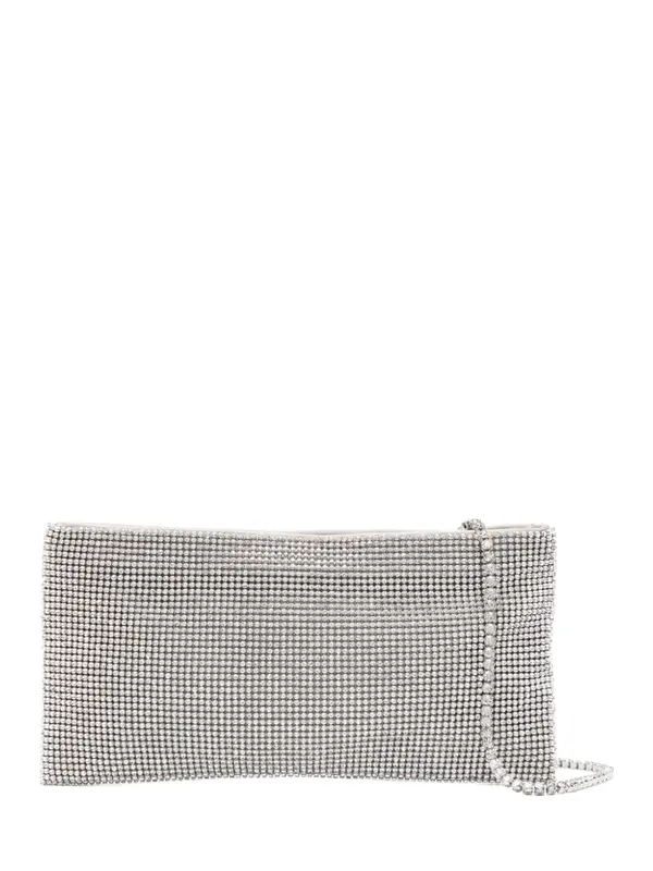 Benedetta Bruzziches Rhinestoned Clutch - Silver