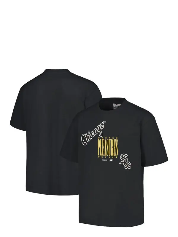 PLEASURES Chicago White Sox Repurpose T-shirt - Black