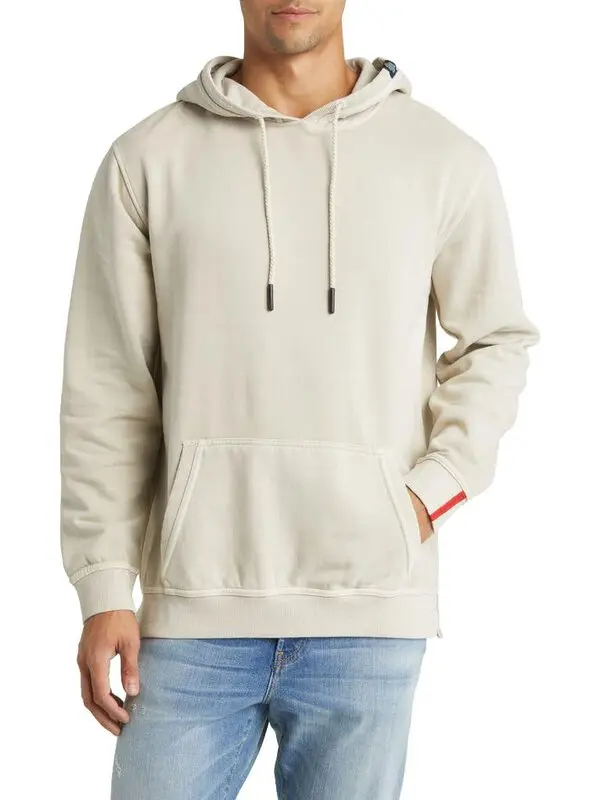 Stone Rose Fleece Hoodie - Taupe