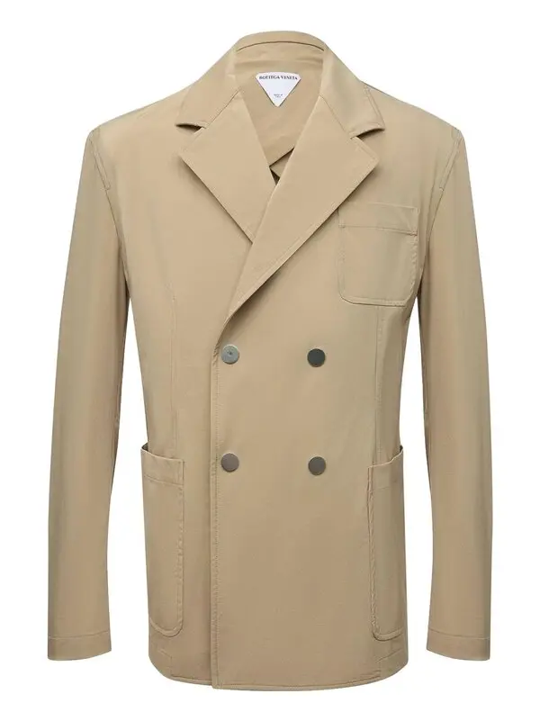 Bottega Veneta Double-breasted Blazer - Beige