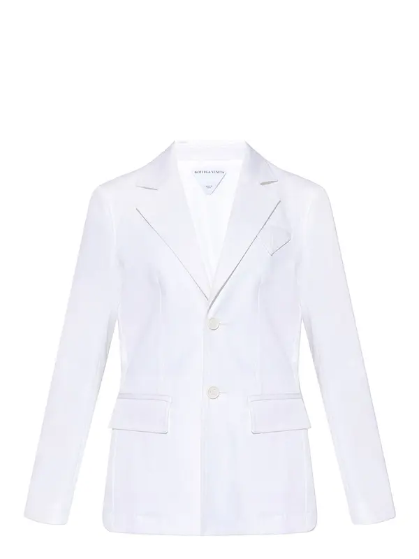 Bottega Veneta Cotton Blazer - White
