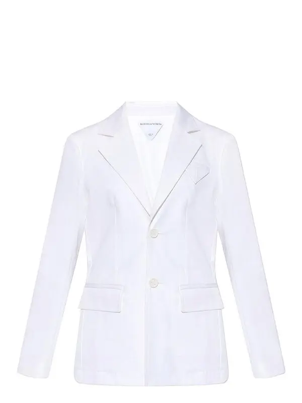 Bottega Veneta Cotton Blazer - White