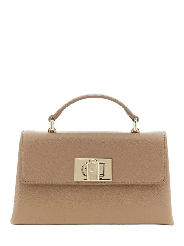Furla 1927 Mini Crossbody Bag - Beige
