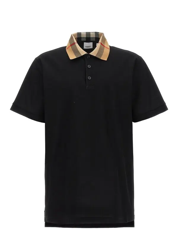 Burberry Cody' Polo Shirt - Black