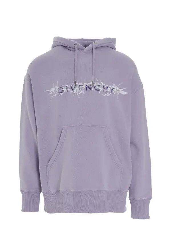 Givenchy Logo Hooded Sweatshirt - Pink