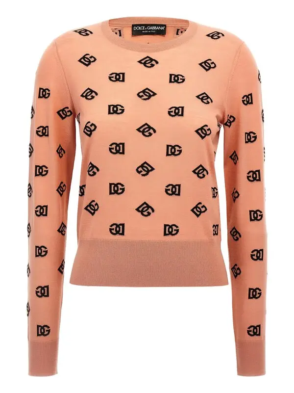 Dolce & Gabbana Logo Sweater - Pink