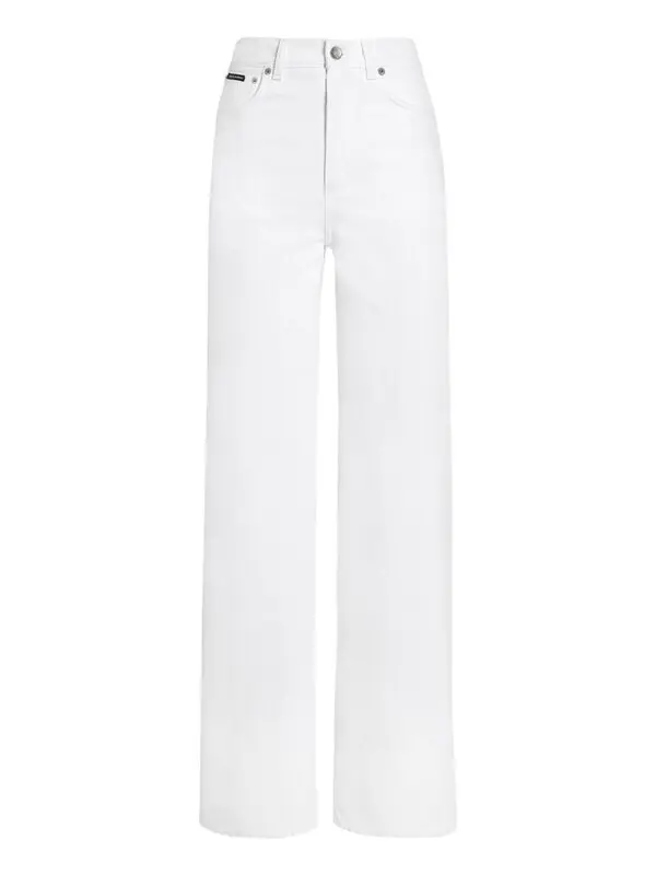 Dolce & Gabbana Cotton Trousers - White