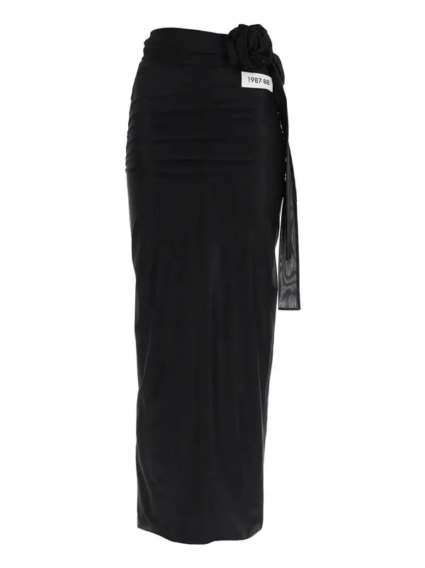 Dolce & Gabbana Jersey Stretch Maxi Skirt - Black