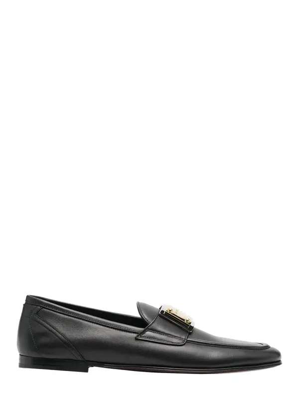Dolce & Gabbana Leather Loafers - Black