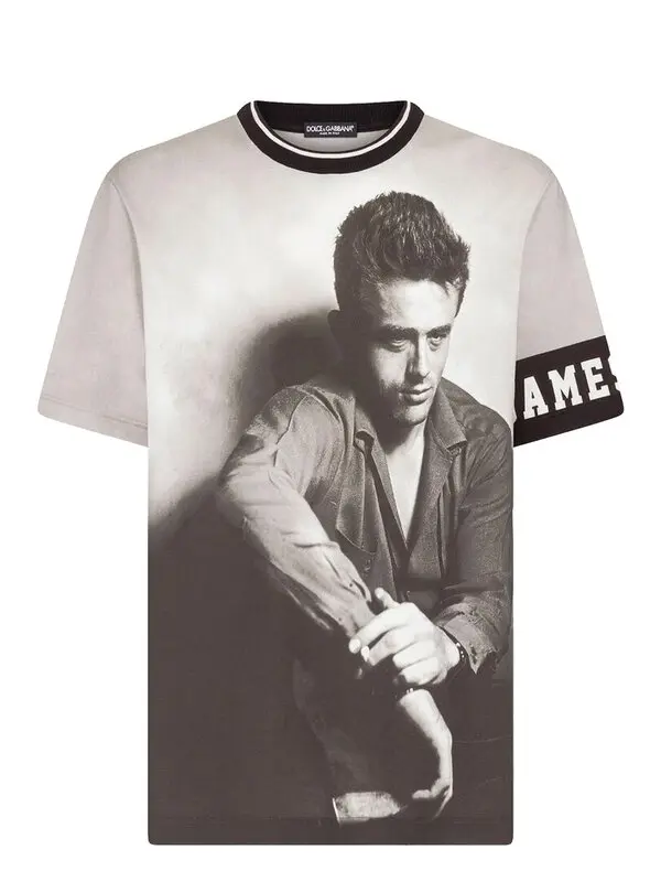 Dolce & Gabbana James Dean T Shirt - Black
