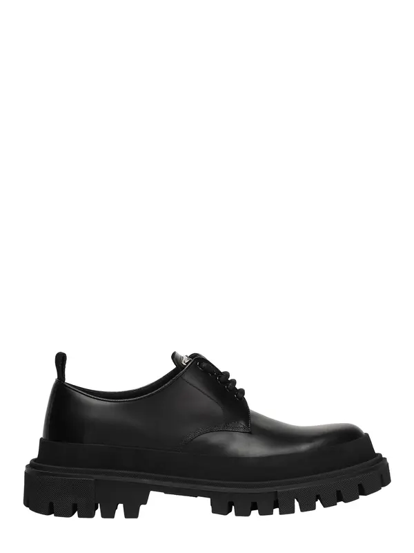 Dolce & Gabbana Leather Derbies - Black