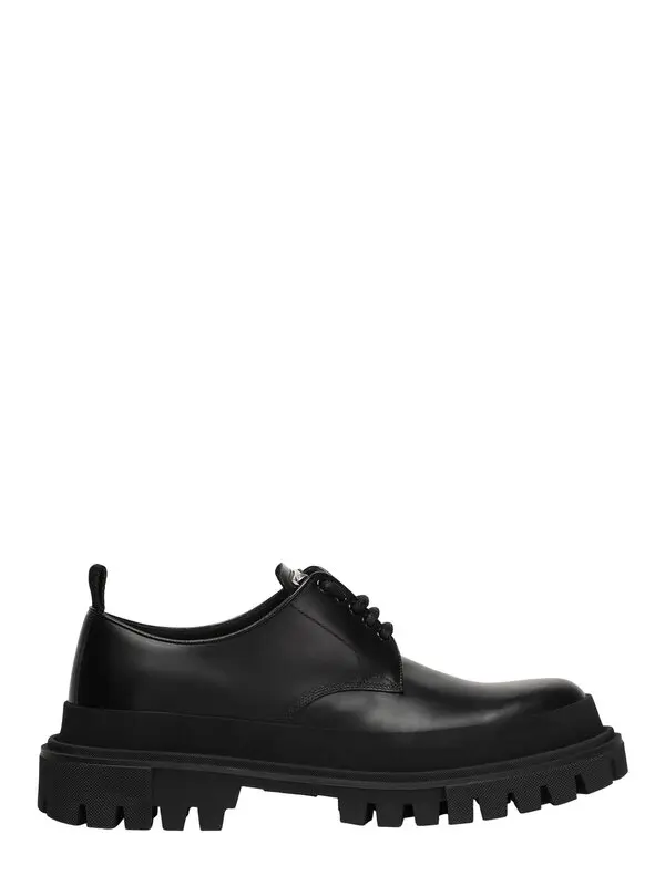 Dolce & Gabbana Leather Derbies - Black