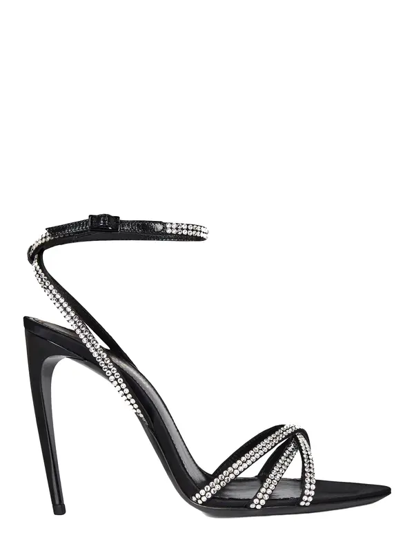 Saint Laurent Ava Sandals - Black