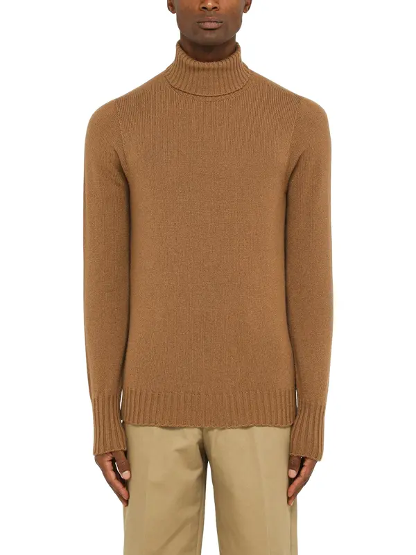 DRUMOHR Wool Turtleneck - Beige