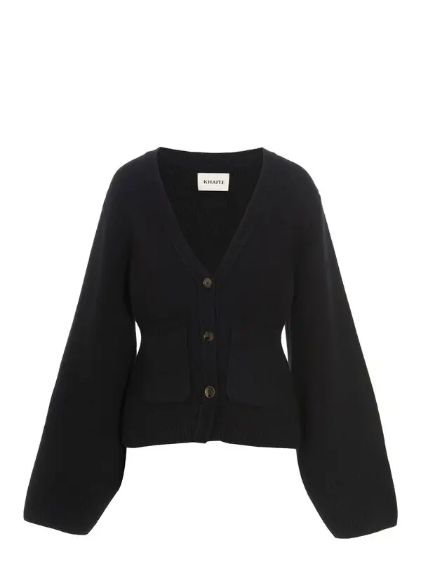Khaite Scarlet Cashmere Cardigan - Black