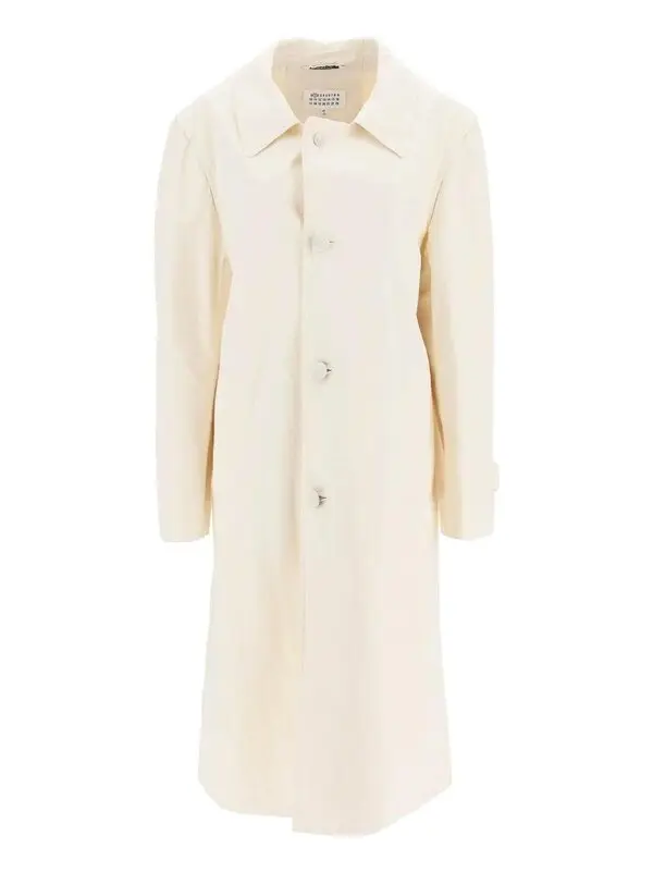 MAISON MARGIELA Cotton Coat - White