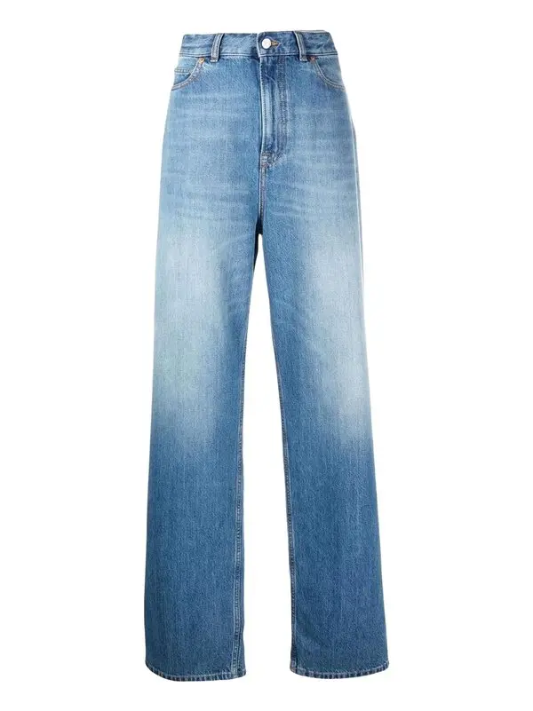 Valentino Garavani Archive Patch Jeans - Blue