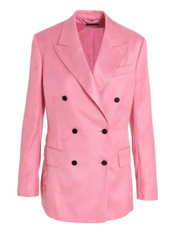 TOM FORD Double-breasted Blazer - Pink