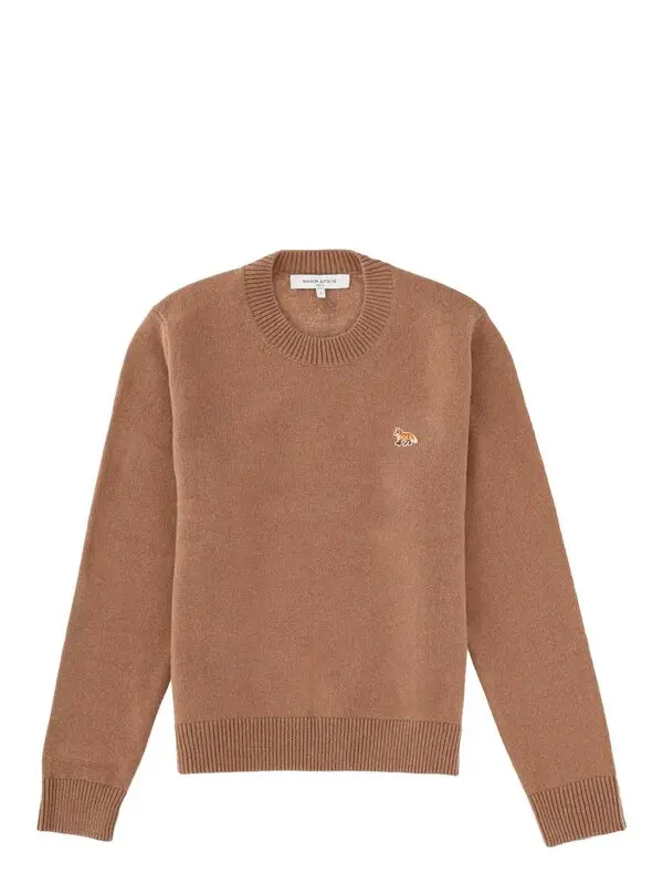 Maison Kitsuné Baby Fox Sweater - Brown