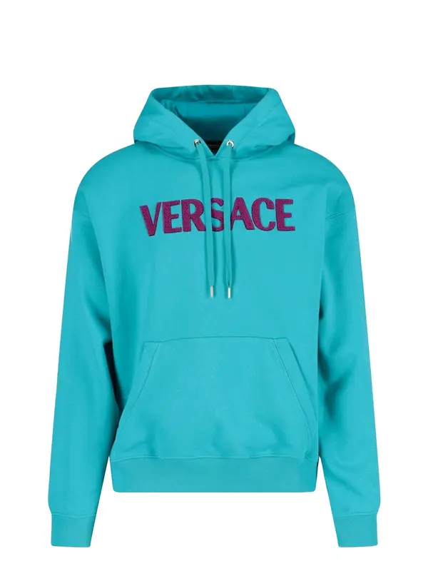 Versace Cotton Logo Sweatshirt - Green