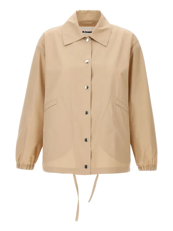 JIL SANDER Logo Jacket - Beige